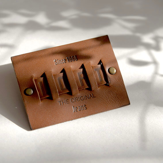 Original Leather Label Printing / Leather Label Production - Şen Labels